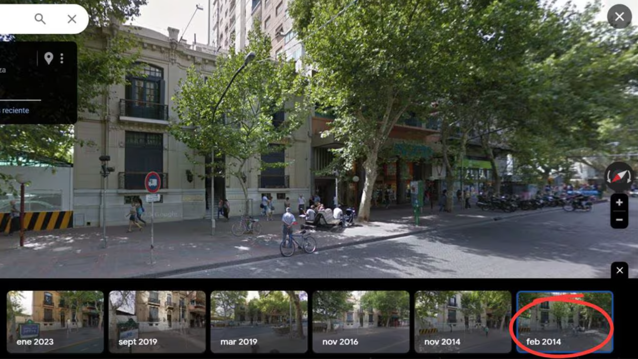 Entró a Google Maps y descubrió una foto de su papá fallecido hace 9 años